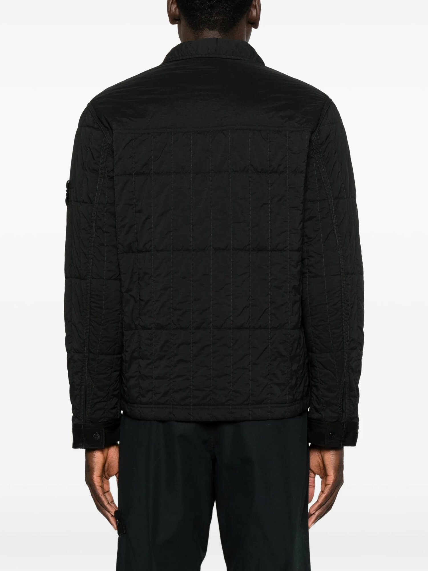 Рубашка Stone Island Zip-fastening quilted overshirt, размер XL — фото 1