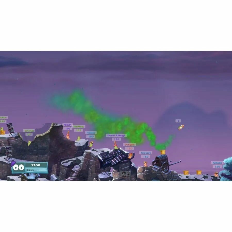 Worms Battlegrounds + W.M.D. (русские субтитры) PS4 — фото 1