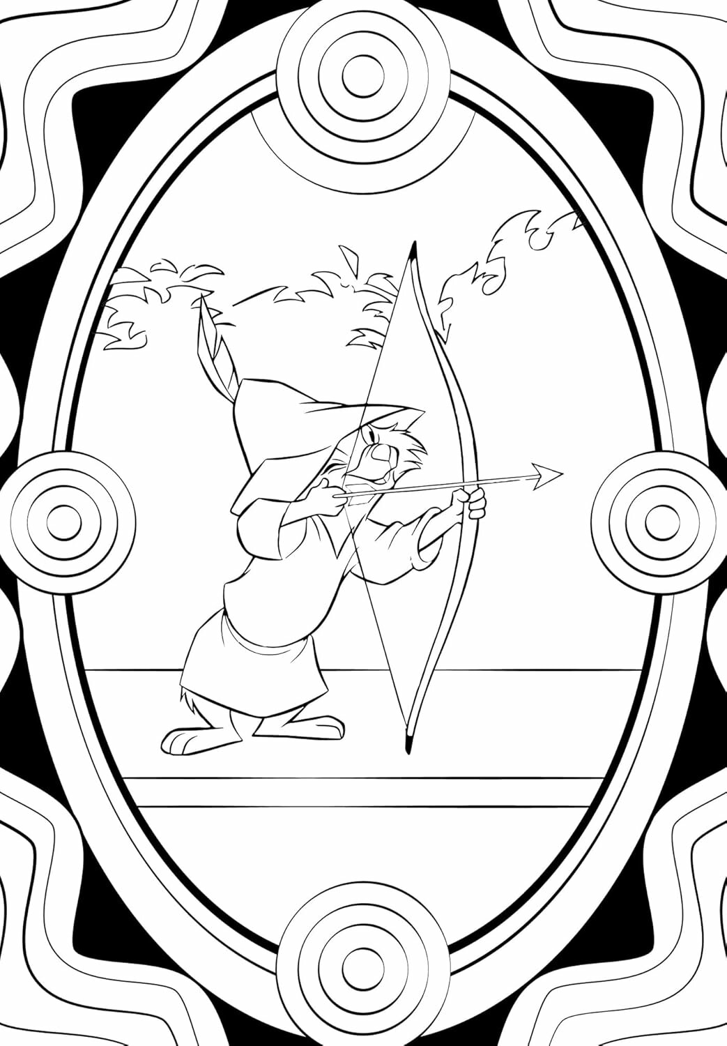 Раскраска "Принцессы Disney", том 2, для девочек, плотные листы, размер А5 — фото 1