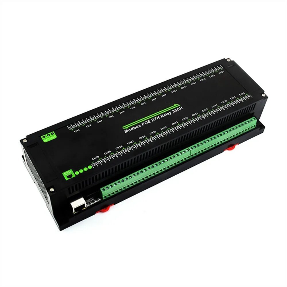 30Канальный Релейный Модуль Ethernet, Протокол Modbus RTU/Modbus