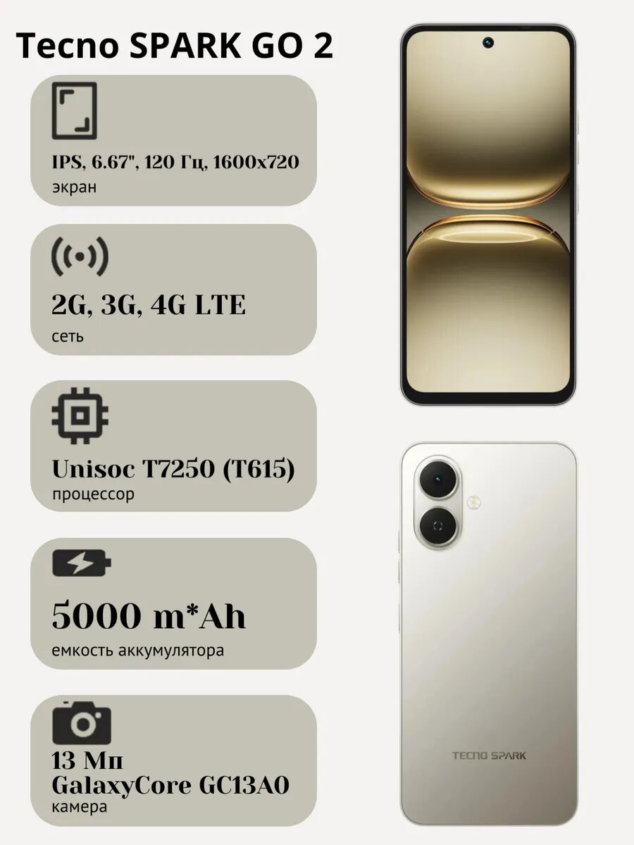 Spark GO 2 4/128 Ростест