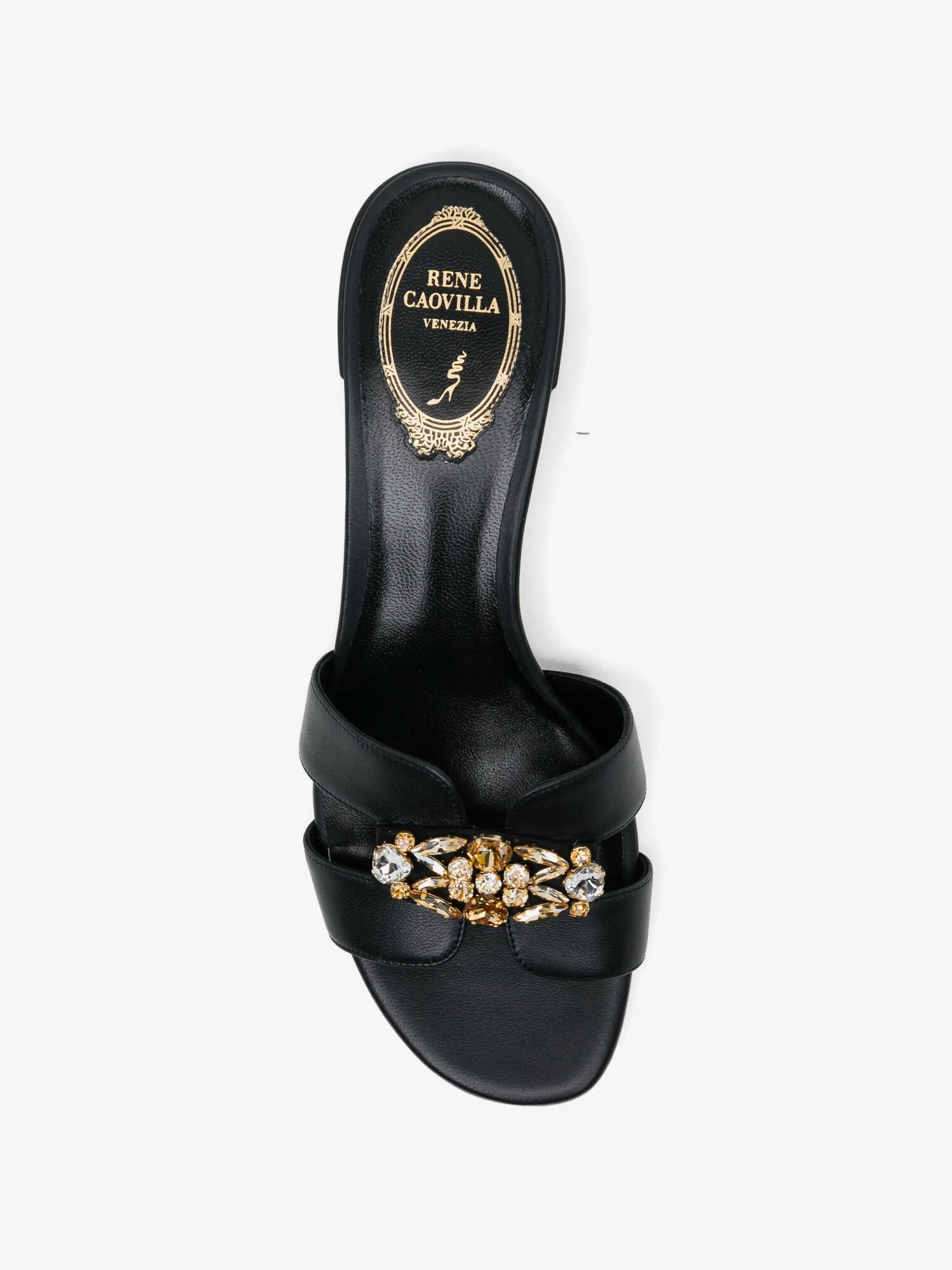 Босоножки RENE CAOVILLA Crystal-embellished sandals, размер 40 — фото 1