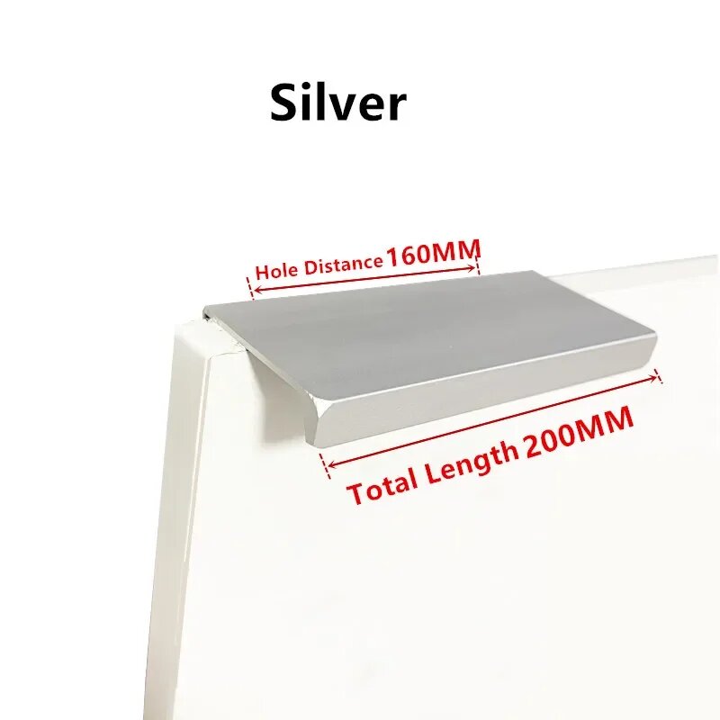Ручки для шкафов silver 200mm