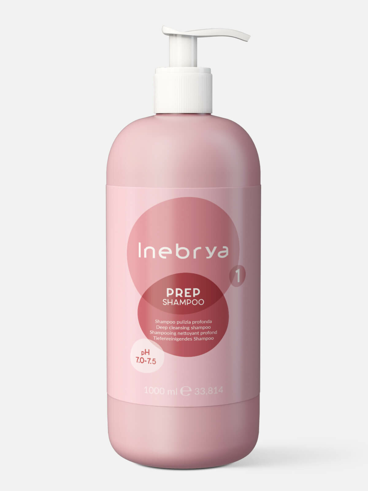 Шампунь для глубокого очищения волос Inebrya Prep Shampoo, 1000 мл