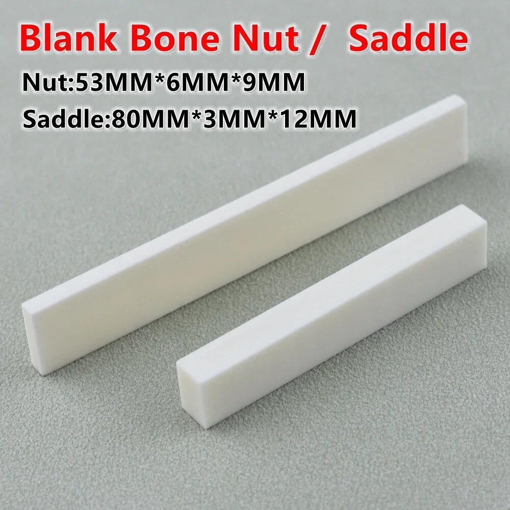 Костяная гайка и седло для гитары Blank Nut and Saddle