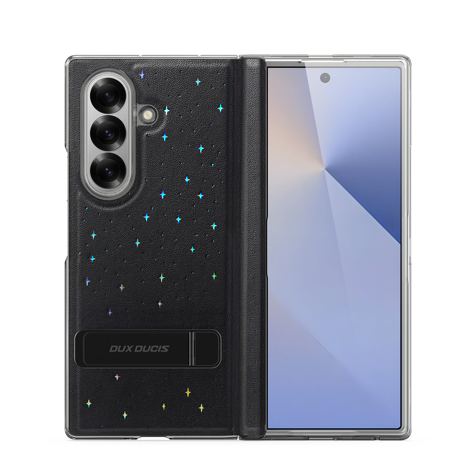 Чехол из искусственной кожи от Dux Ducis для Samsung Galaxy Z Fold 7, серия Stex Series Case