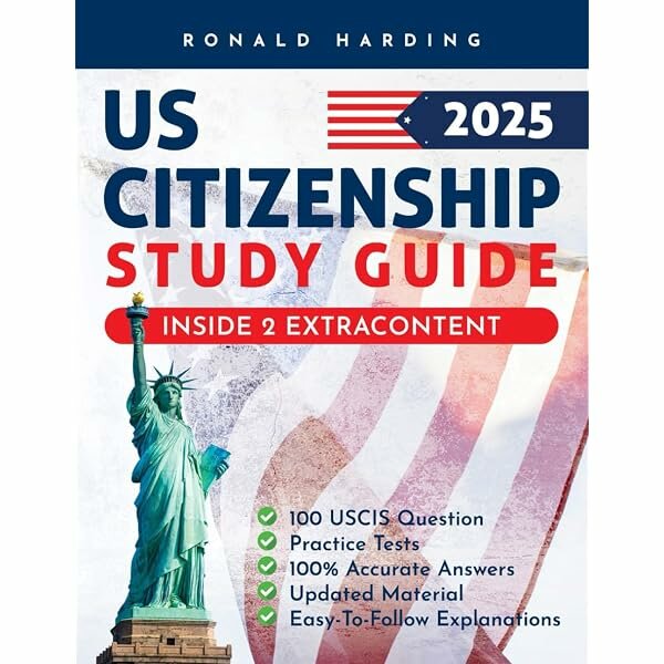 US CITIZENSHIP STUDY GUIDE: Prepare For The Citizenship Test With 100 Uscis Questions And 100% Accurate Answers, Easy-To-Follow Explanations, And Proven Strategies For Success，Reprinted paperback book