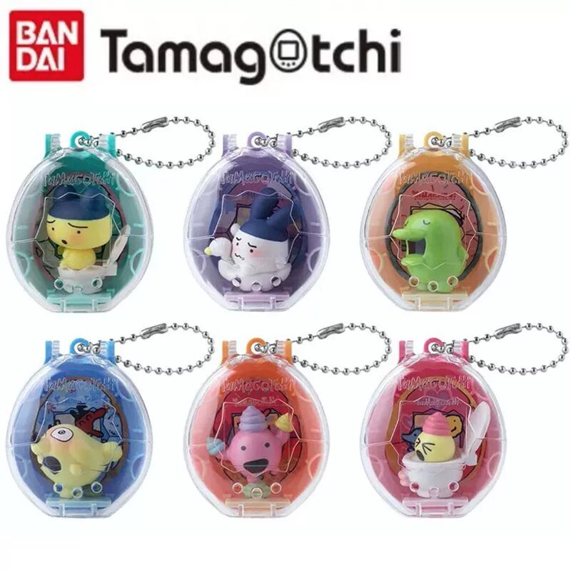 Bandai Tamagotchi PoopTime Серия «Туалет»: шесть уникальных фигурок в слепых мешочках