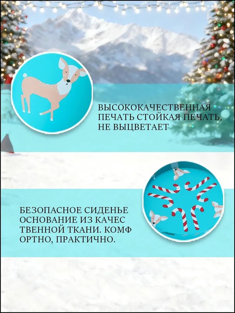 Тюбинг, диаметр: 80 см — фото 1