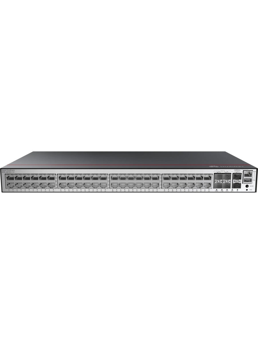Коммутатор Huawei S5735-L48LP4XE-A-V2 48*10/100/1000BASE-T ports, 4*10GE SFP+ ports, 2*12GE stack ports, PoE+, AC power
