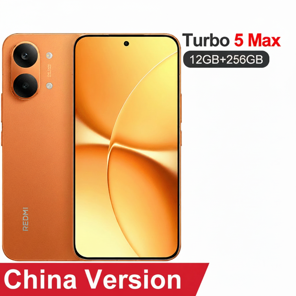 Китайская версия Redmi Turbo 5 Max 256 ГБ/512 Оранжевый, Оранжевый, 12ГБ, 256ГБ, 12GB 256GB Orange