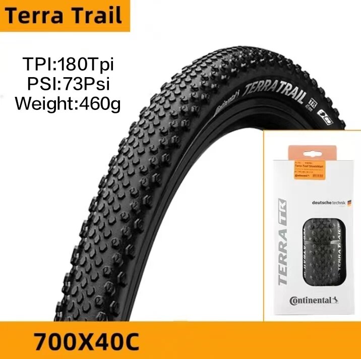 Continental Terra Trail Shieldwall-Cream Шоссейный велосипед для езды по бездорожью, износостойкая шина 700 × 35C/40C Дорожная складная шина 700C TR