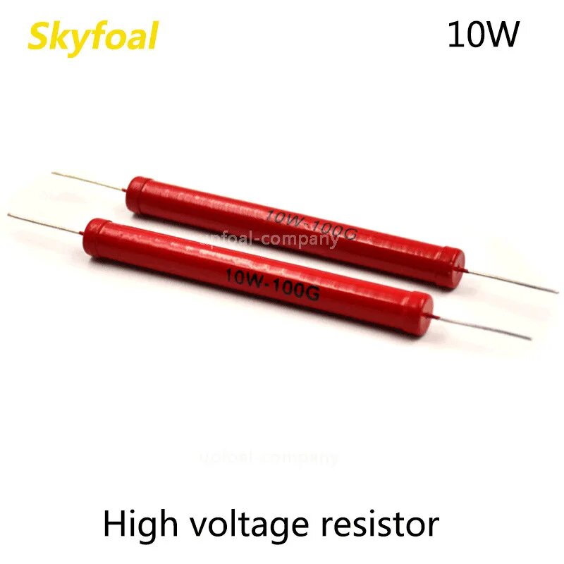 RI80 10w стеклянная индуктивная пленка резистор