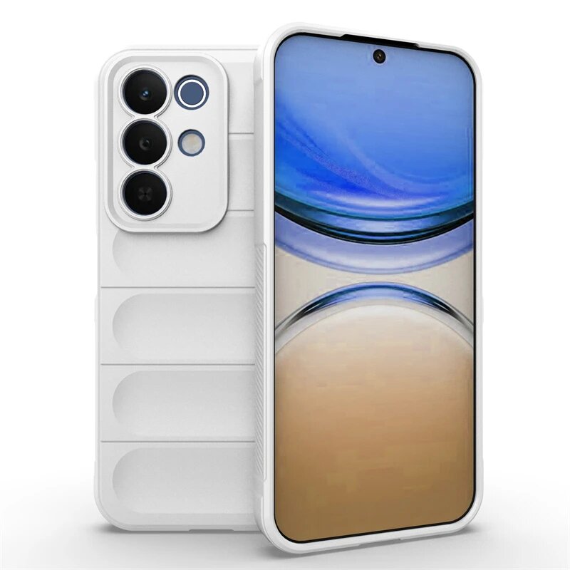 Белый противоударный чехол Realme C85 5G Global
