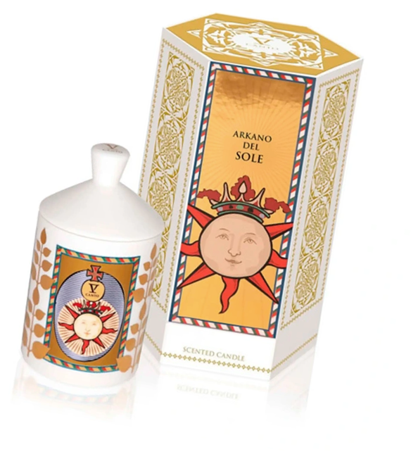 Ароматическая свеча 330 гр / Аркан Солнце / V Canto Arkano Del Sole для дома