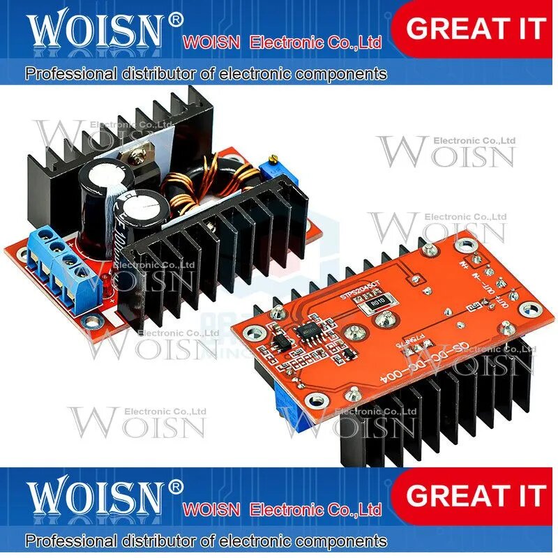 1шт DC-DC 9A 300W DC buck converter 5-40V to 1.2-35V power module buck boost Тип опции доставки: 150W boost version