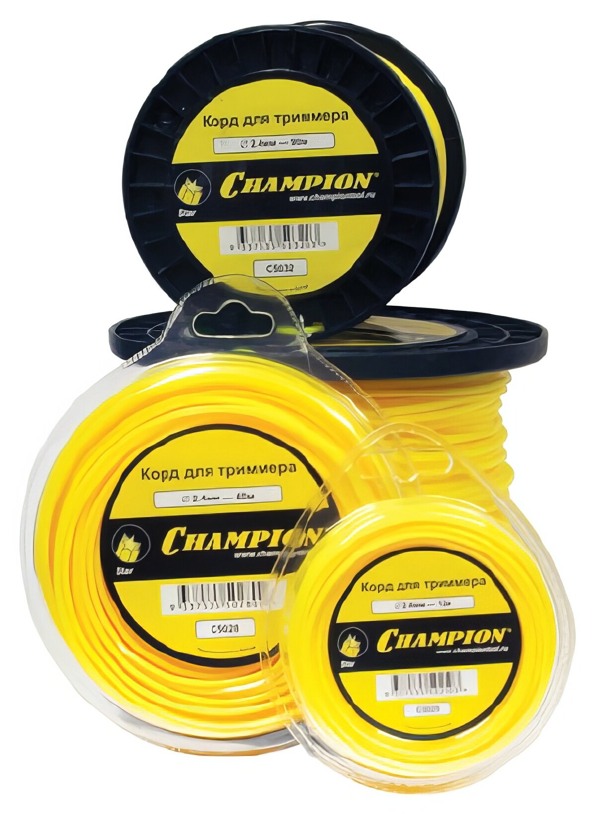 Леска для триммеров CHAMPION Star 2мм 15м звезда