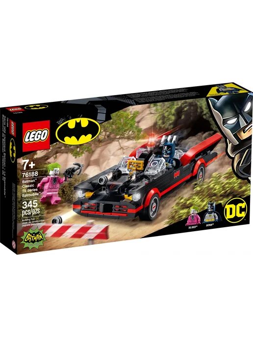 Конструктор LEGO Super Heroes 76188 Бэтмобиль из классического сериала «Бэтмен»