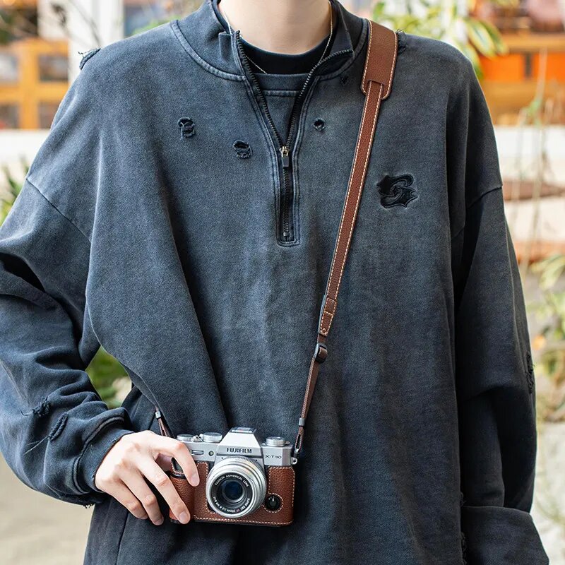Защитный чехол для камеры Fujifilm XT30III/XT30II/XT30 из искусственной кожи xt30case strap brown