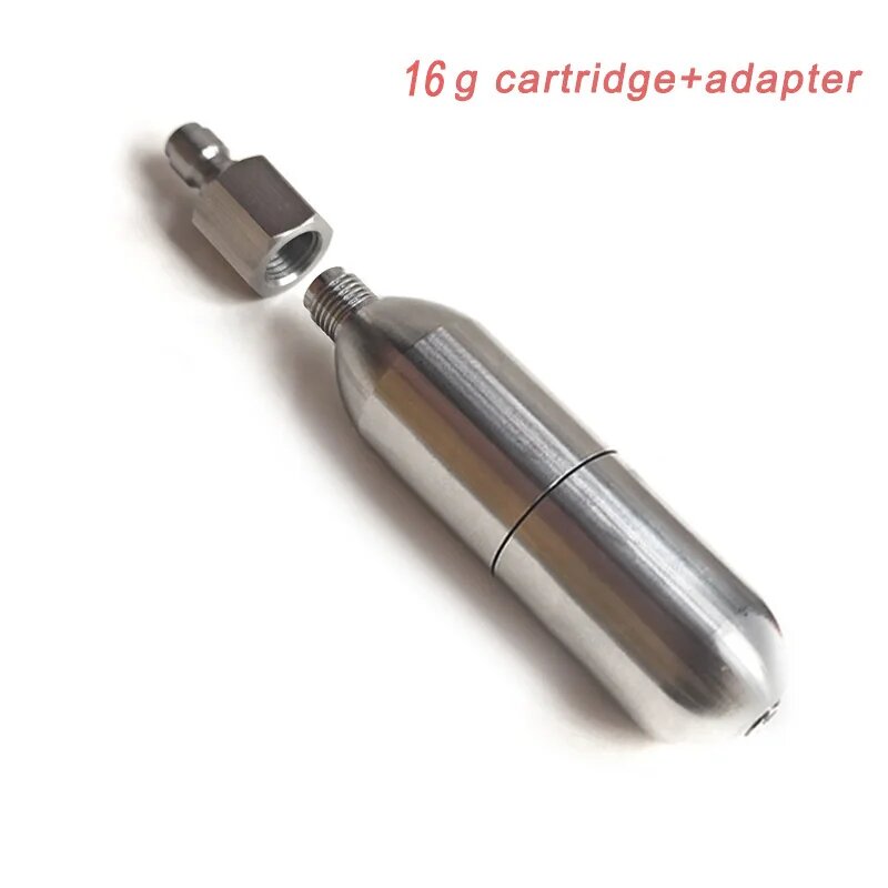CO2 картридж 16g + адаптер