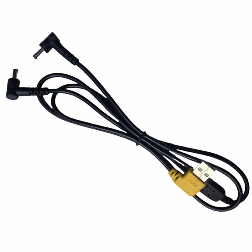 Разветвитель кабеля USB на 2 DC, угловой, 5 В