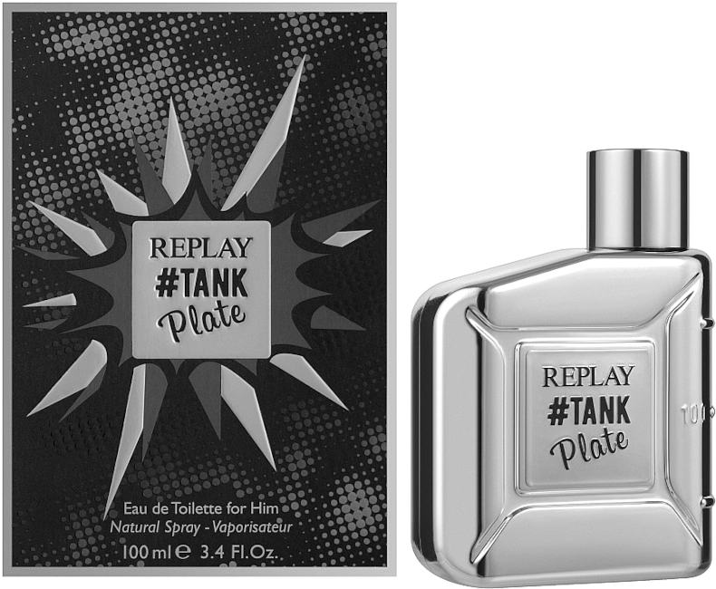 Туалетная вода Реплей Танк Плейт Фо Хим 100 мл для мужчин / Tank Plate For Him