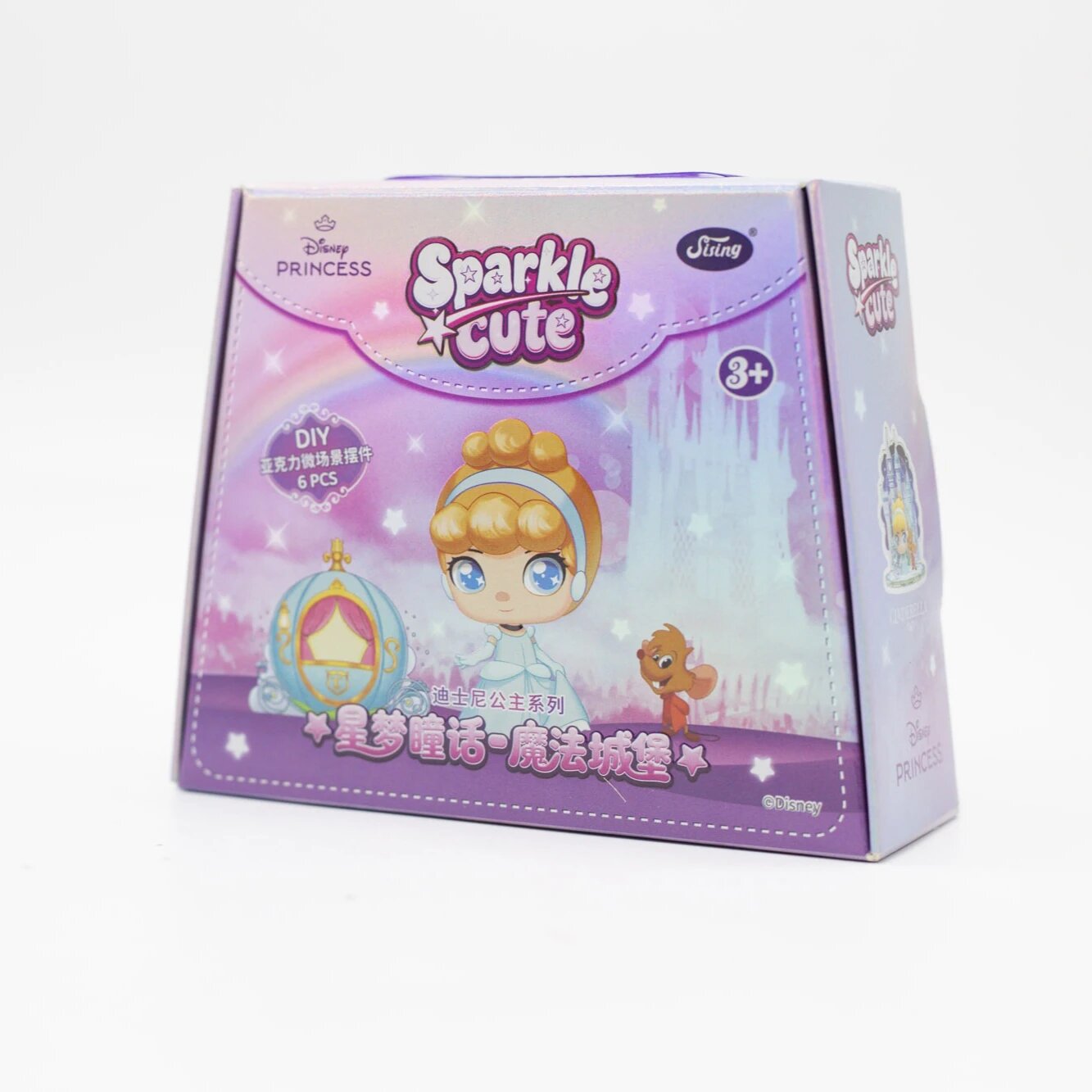 Мини-фигурки Disney Princess Starry Dream Magic Castle Белоснежка Золушка Эльза