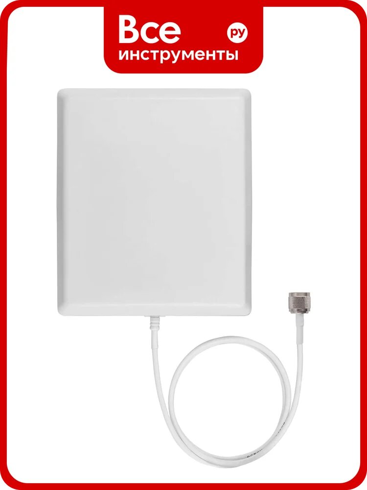 Внутренняя панельная антенна далсвязь DP-800/2700-7/9m ID v, усиление 7-9 дБ, кабель 1 м, N-вилка 6729