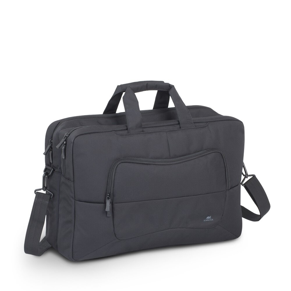 RIVACASE Сумка для ноутбука и документов black full size Laptop Bag 17.3" 8455