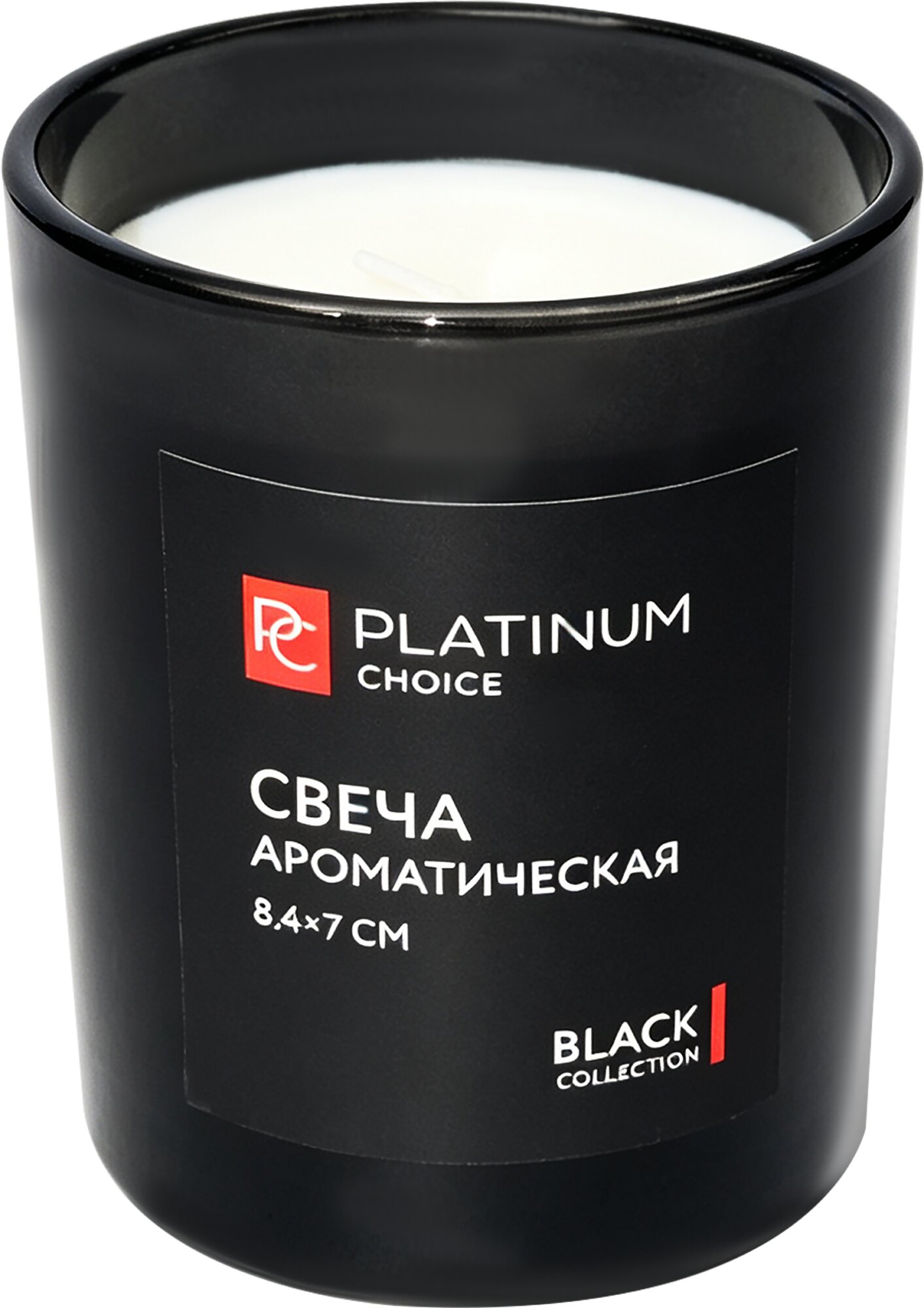 Свеча ароматическая PLATINUM CHOICE Black 7х8см, Арт. LC-125