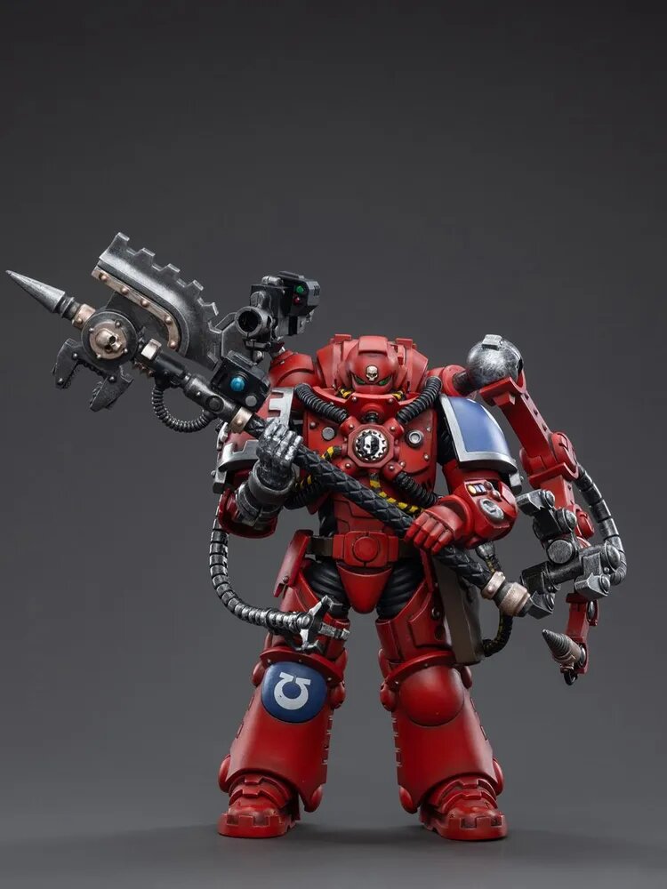 Подвижная фигурка JOYTOY Warhammer 40,000 1/18 Action Figures Ultramarines Primaris Techmarine Model