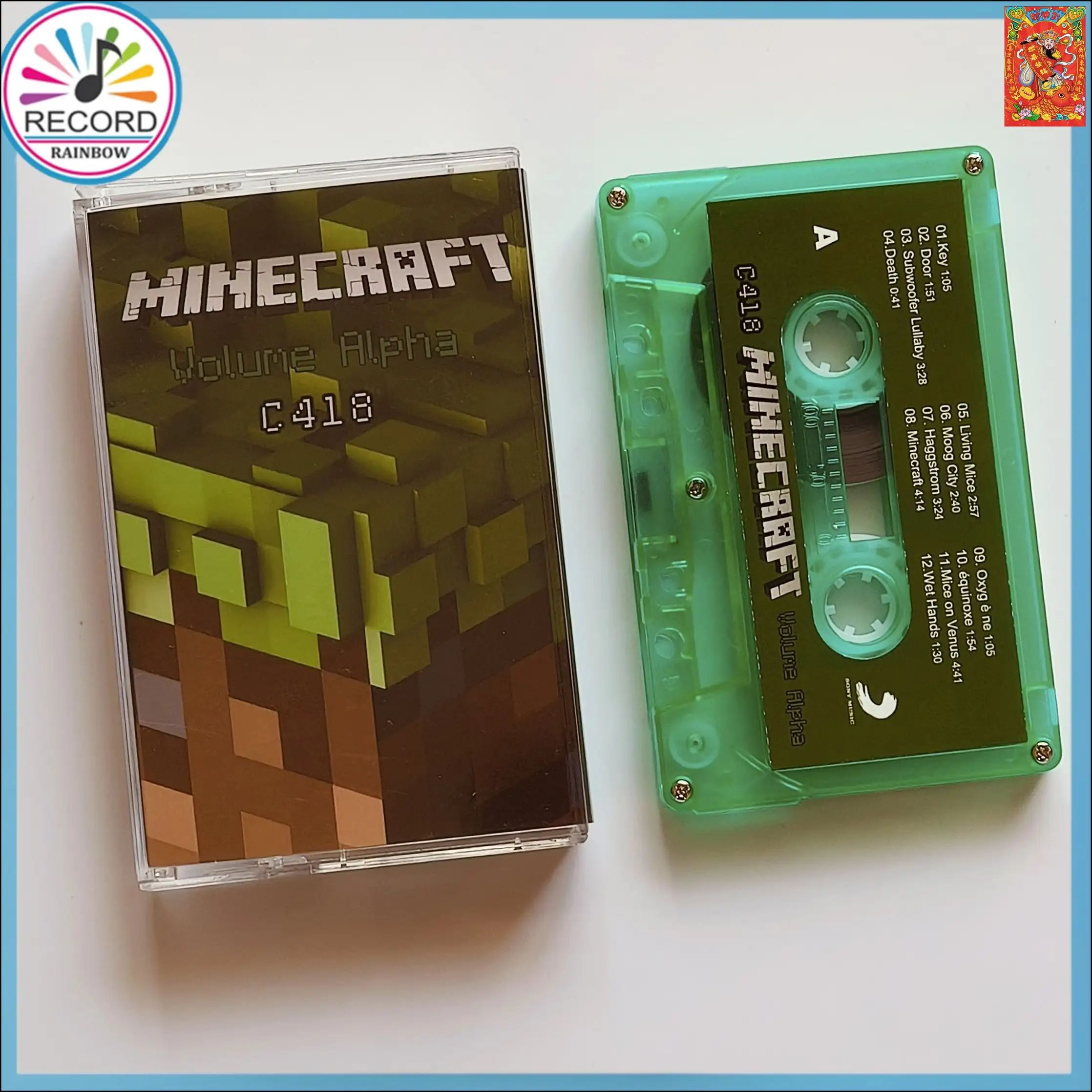 C418 Minecraft Volume Alpha кассета Совершенно новый Запечатанный