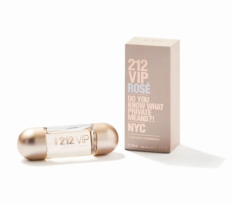 Женский парфюм Carolina Herrera 212 Vip Rose 30 мл / розовые духи Каролина Херрера