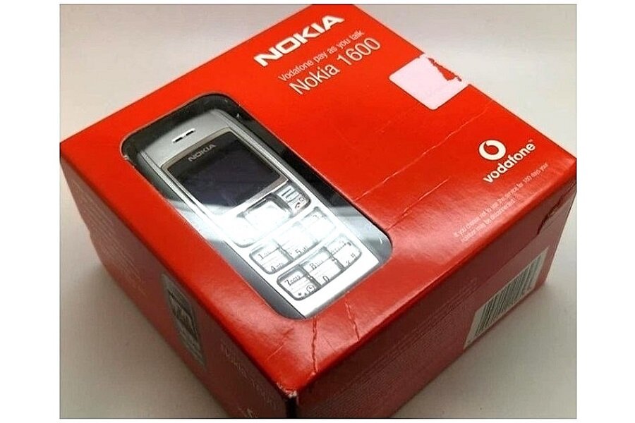 Оригинальный операторский раритетный мобильный телефон Nokia 1600 Light Silver T-Mobile Из Германии