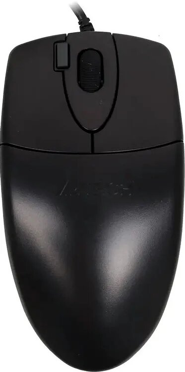 Мышь проводная A4TECH OP-620D, оптическая, USB, 1200dpi, черный