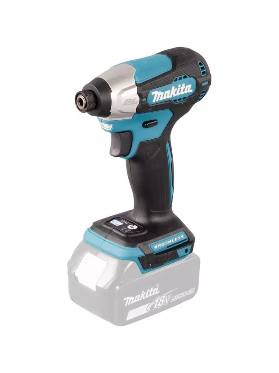 Шуруповерт аккумуляторный Makita DTD157Z, бесщеточный, синий/черный