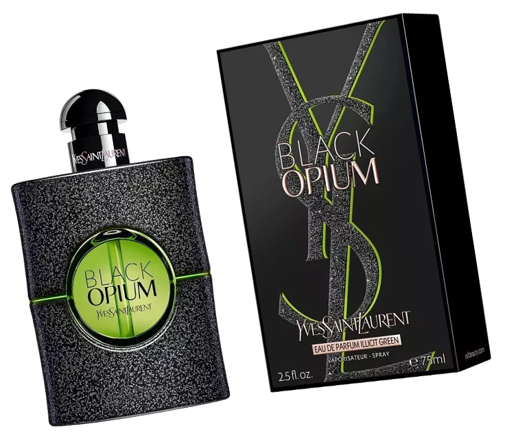 Духи Ив Сен Лоран Блэк Опиум Иллисит Грин для женщин 75 мл / Black Opium Illicit Green