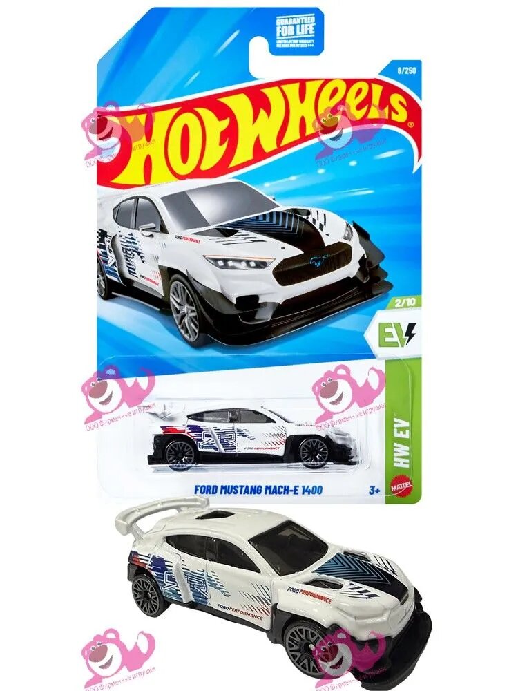 Машинка Mattel Hot Wheels 1:64 Basic Car 2026G C4982 Ford Mustang Mach-E 1400