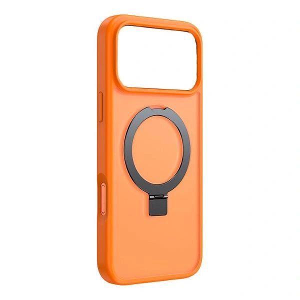 Чехол на iPhone 17 Pro Max Keephone Magico Подставка, MagSafe Orange