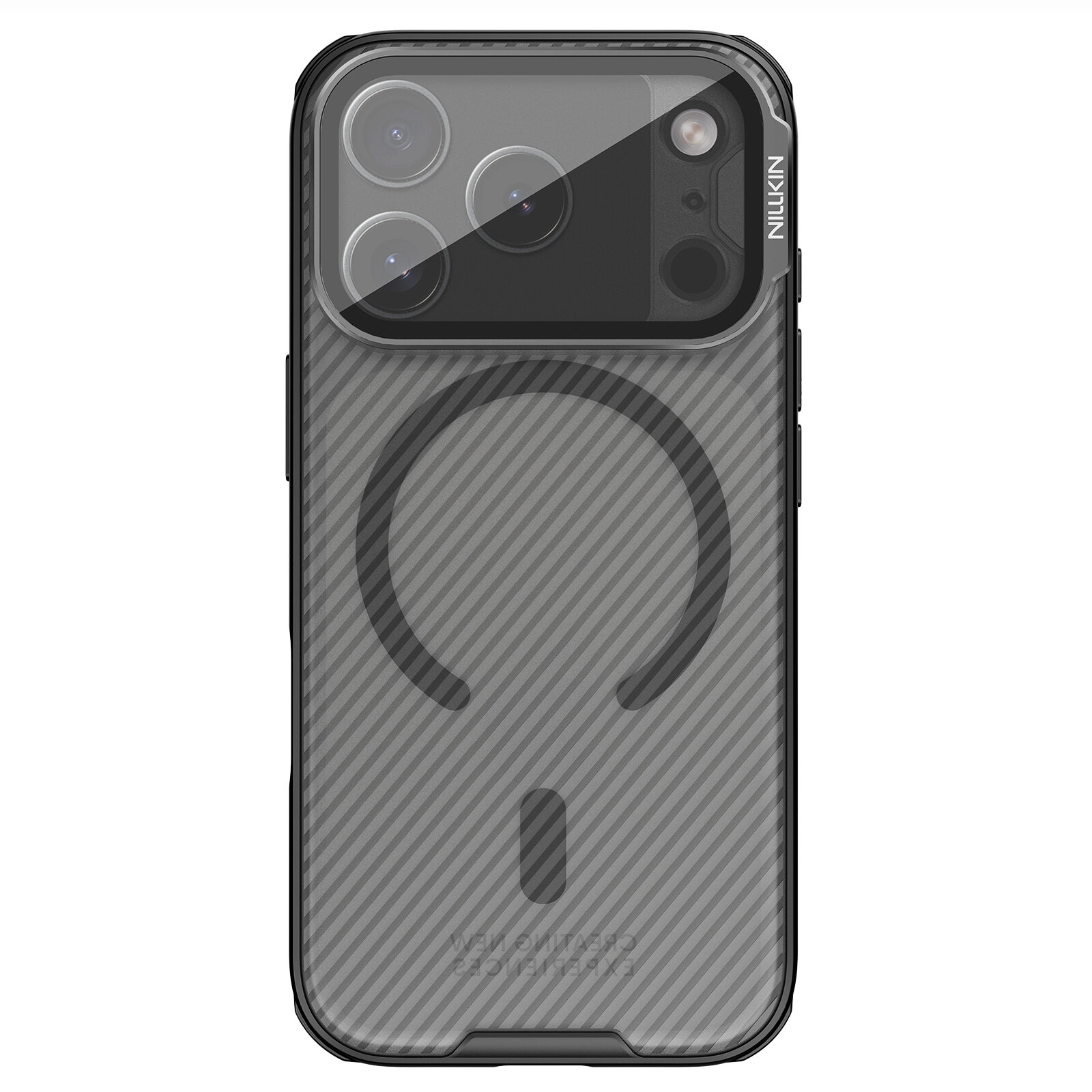 Чехол тонированный от Nillkin с MagSafe на iPhone 17 Pro, серия CamShield Prop Magnetic Case (версия с прозрачной крышкой объектива)