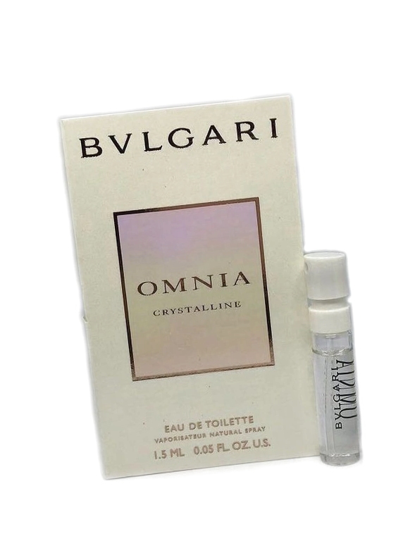 Туалетная вода женская Булгари Омния Кристаллин 1.5 мл миниатюра - Bvlgari Crystalline сэмпл духов