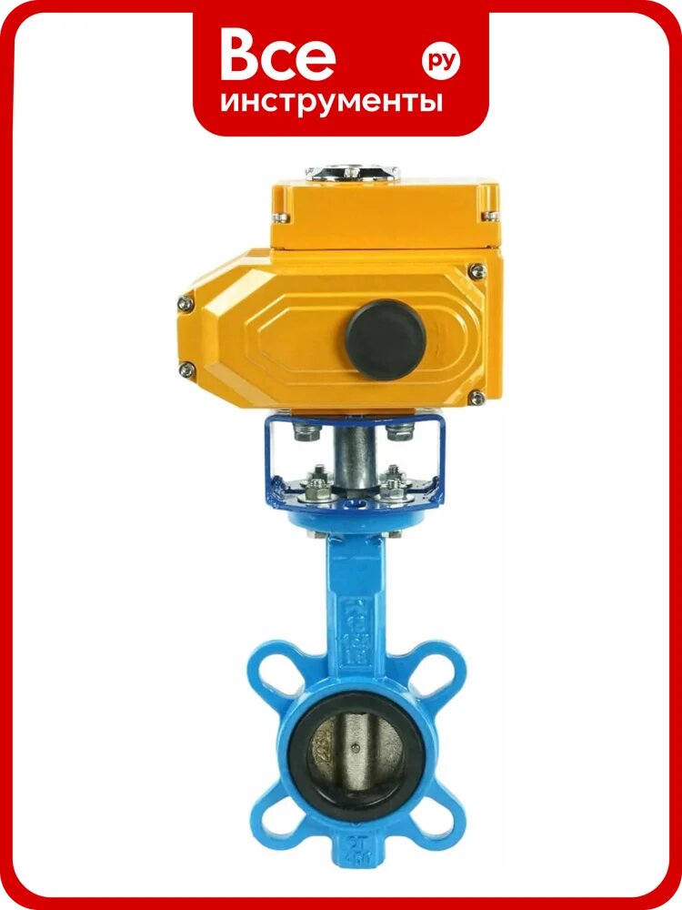 Затвор DN-ru дисковый GGG50-GGG40-EPDM Ду65 Ру16 с электроприводом QT-005 380В D050-01883