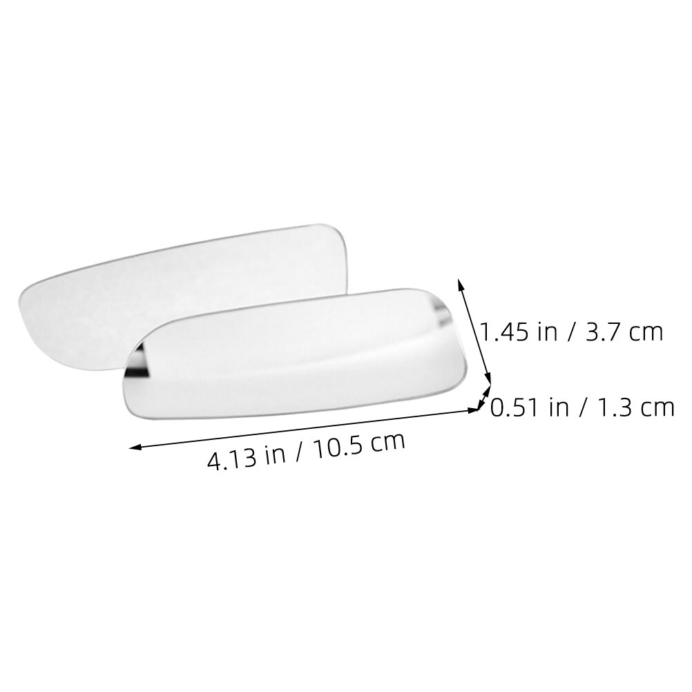 2 Пары Зеркал Rearview Для Авто Зеркала Слепых Зон Внешние Аксессуары 10.50X3.70X1.30Cm
