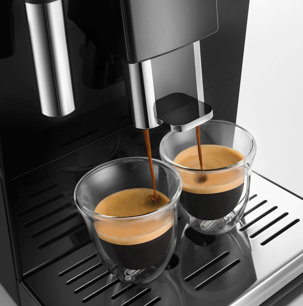 Чашки для эспрессо DeLonghi DLSC310 (Цвет: Прозрачный, 2 чашки) — фото 1