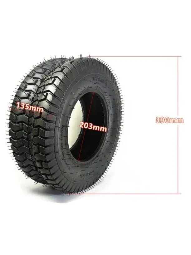 -E5012- Покрышка Бескамерная 16x6.50-8 для квадроцикла, газонокосилка Мотошины 135/R16