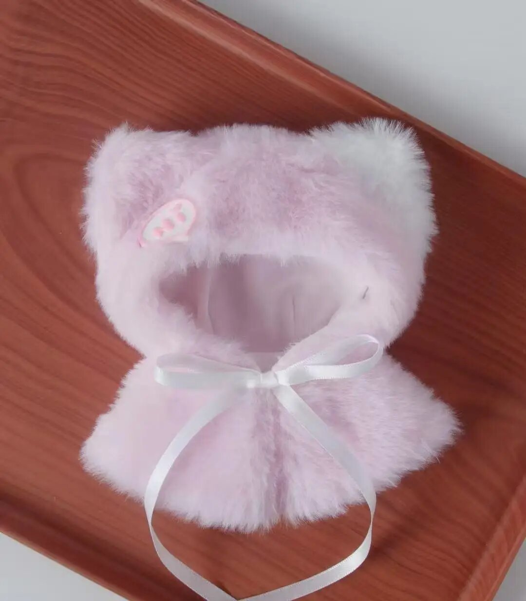 Розовый плащ из плюша для кукол Disney 10-15 см Розовый, pink
