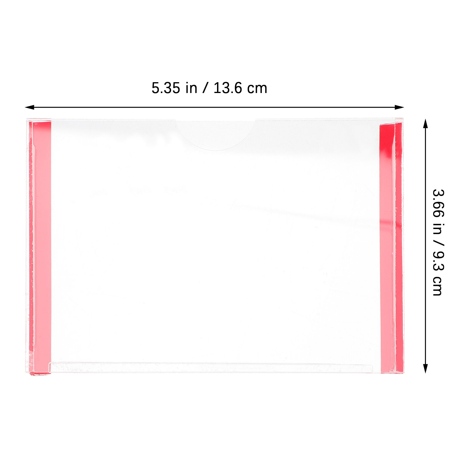 Прозрачные Держатели Для Табличек На Дверь 4 Шт Размер 13.60X9.30X0.50Cm