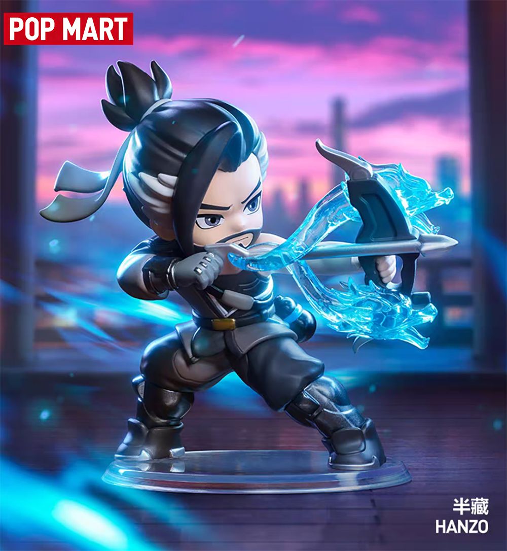 100% Original оригинал POP MART - Overwatch Play of the Game Series Figures, Подарки, HANZO 1 шт