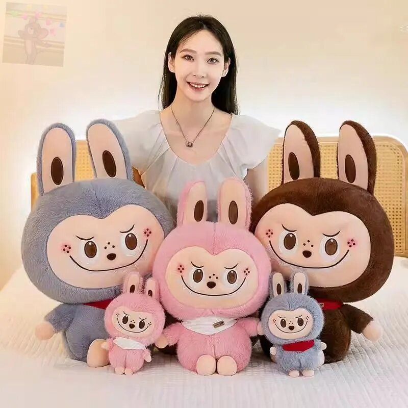 Labubu игрушка 30 см, мягкая плюшевая игрушка персонаж Лабубу Монстр сюрприз — фото 1
