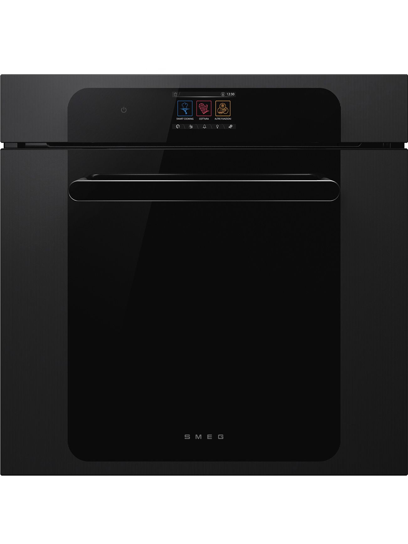 Электрический духовой шкаф с паром и СВЧ Smeg SO6204APB